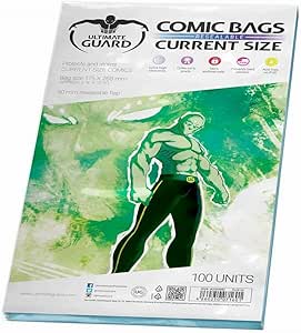 Ultimate Guard Comic Bags - Resealable, Current Size, 100-Pack ...