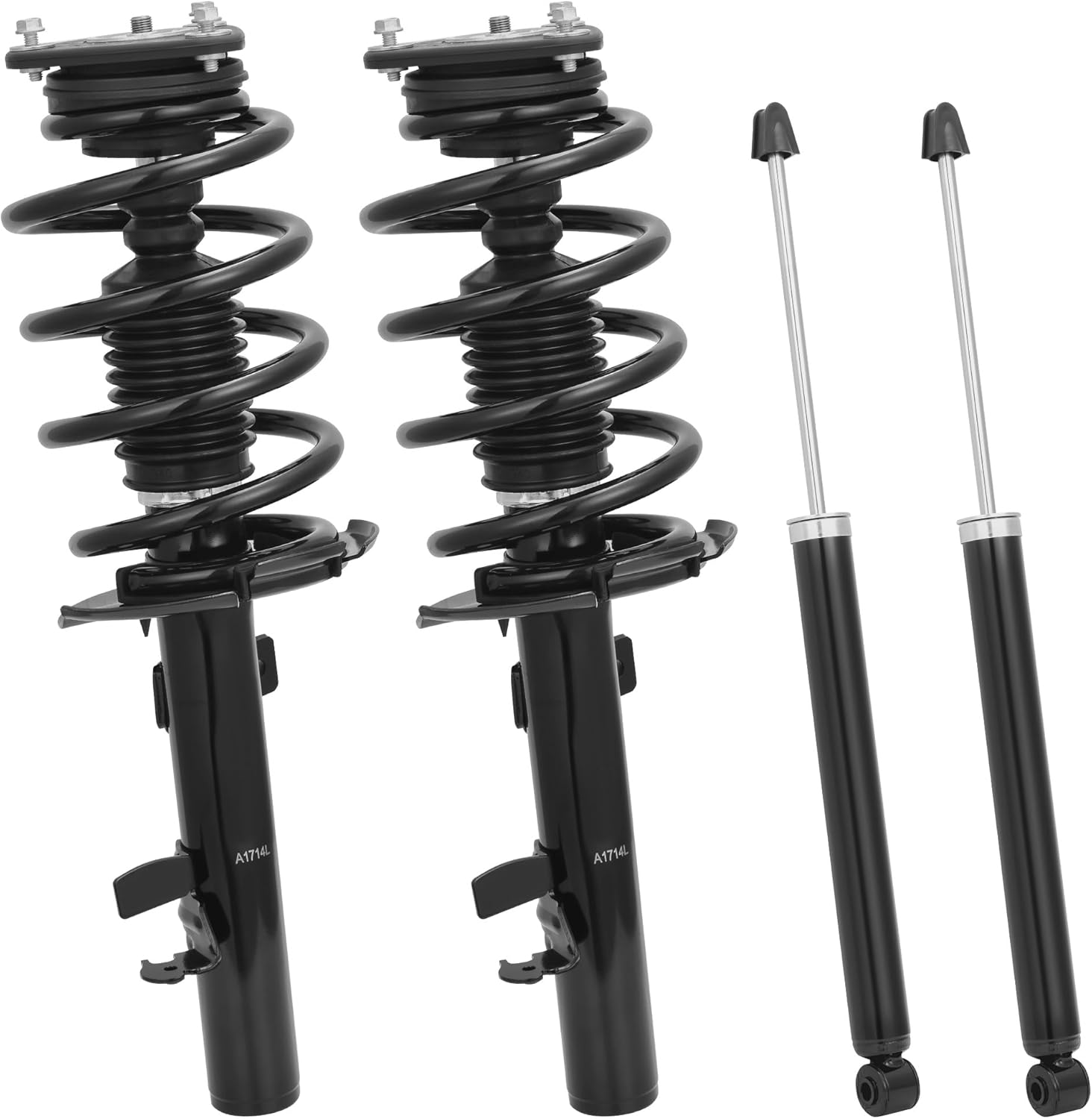 Amazon.com: YITAMOTOR Front Complete Strut Quick Struts Rear Shocks and ...