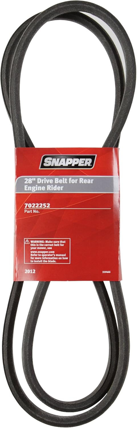 Amazon.com : Snapper 2012 28" Deck/Spindle Belt for Rear Engine Rider ...