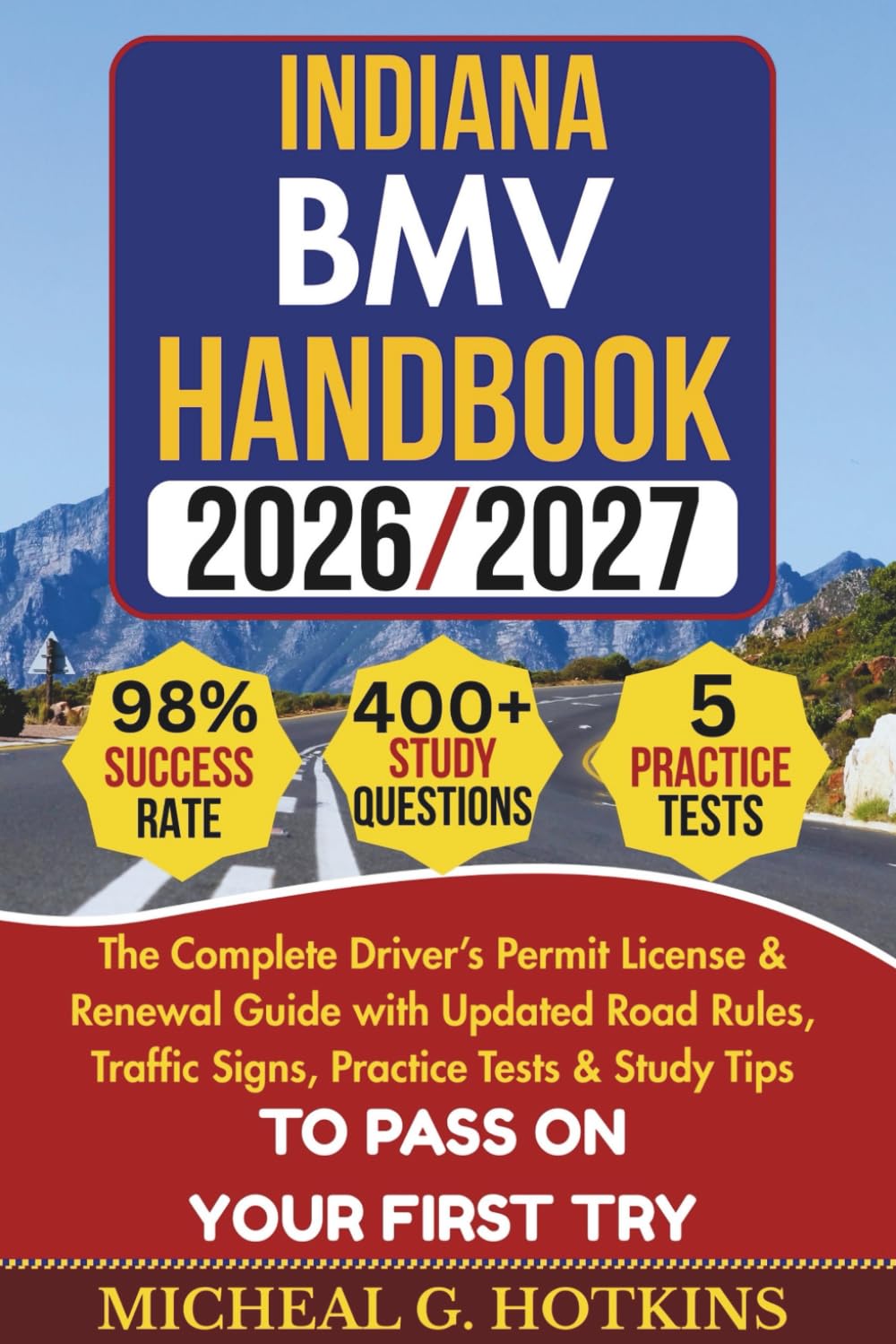INDIANA BMV HANDBOOK 2026/2027: Complete Driver’s Permit, License ...