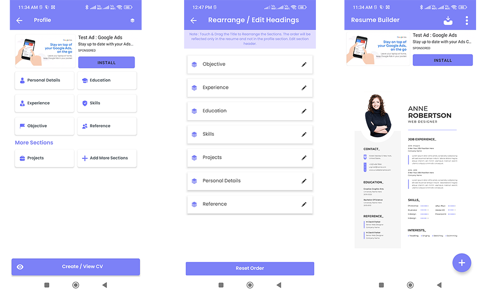 Resume Maker - CV Builder - App on Amazon Appstore