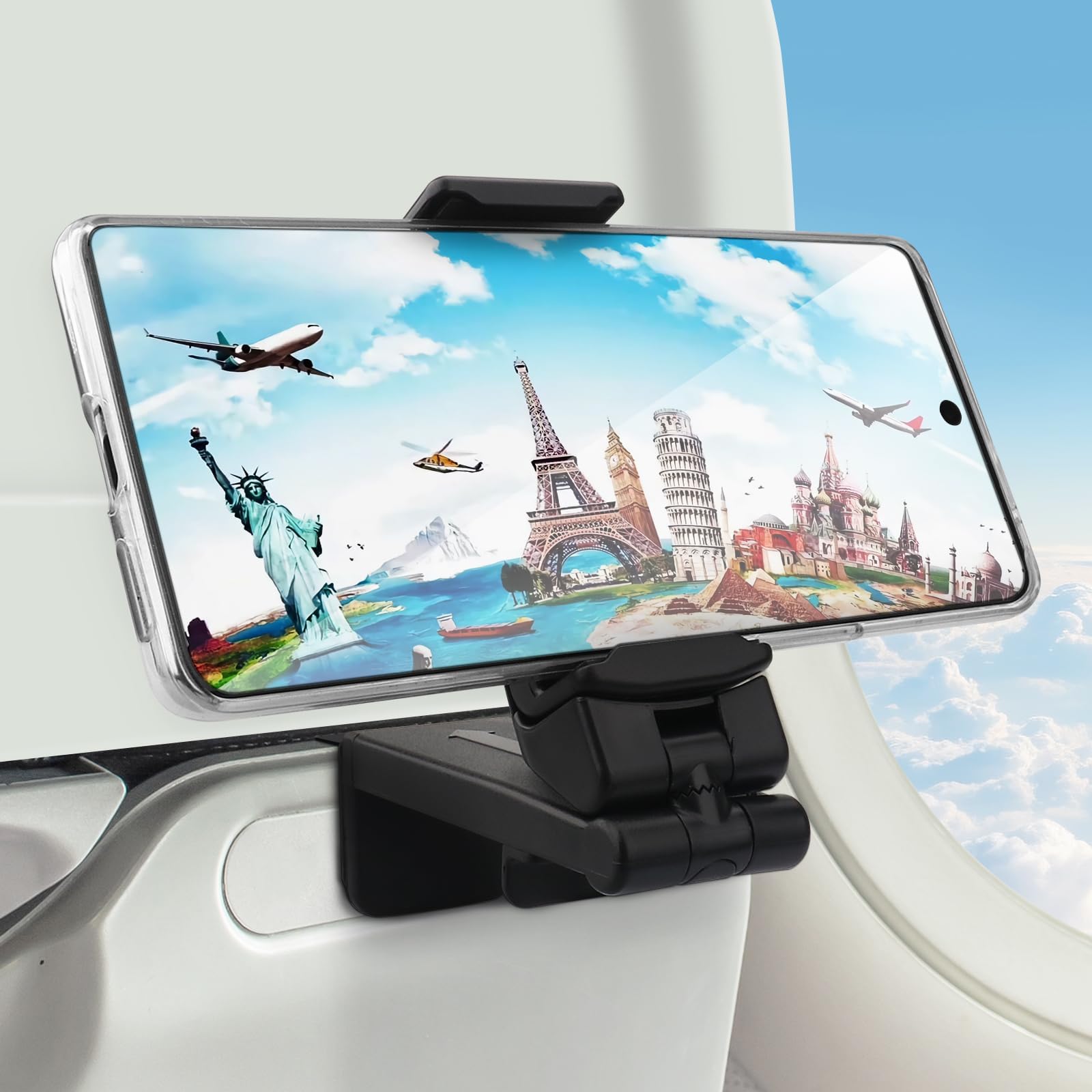 Amazon.com: Nulaxy Airplane Travel Phone Holder, Universal Plane ...