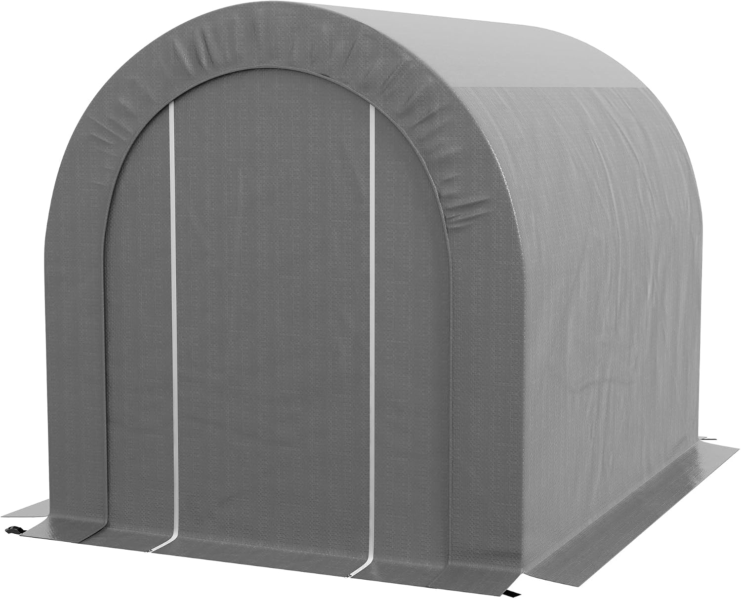 Amazon.com : Outsunny 6' x 8' Garden Storage Tent with Galvanized Metal ...
