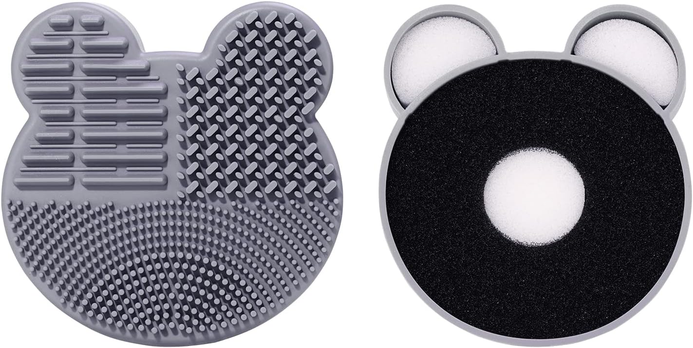 Amazon.com: MSQ Makeup Brush Cleaning Mat with Color Removal Sponge 2 ...