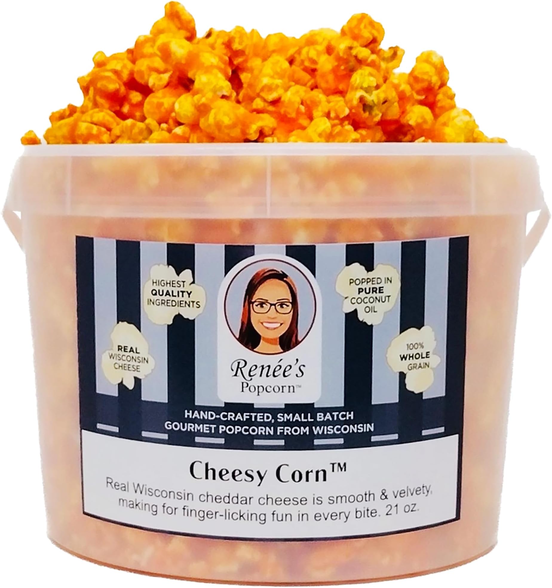Amazon.com: Renée’s Cheesy Corn™ Gourmet Cheese Popcorn - real ...