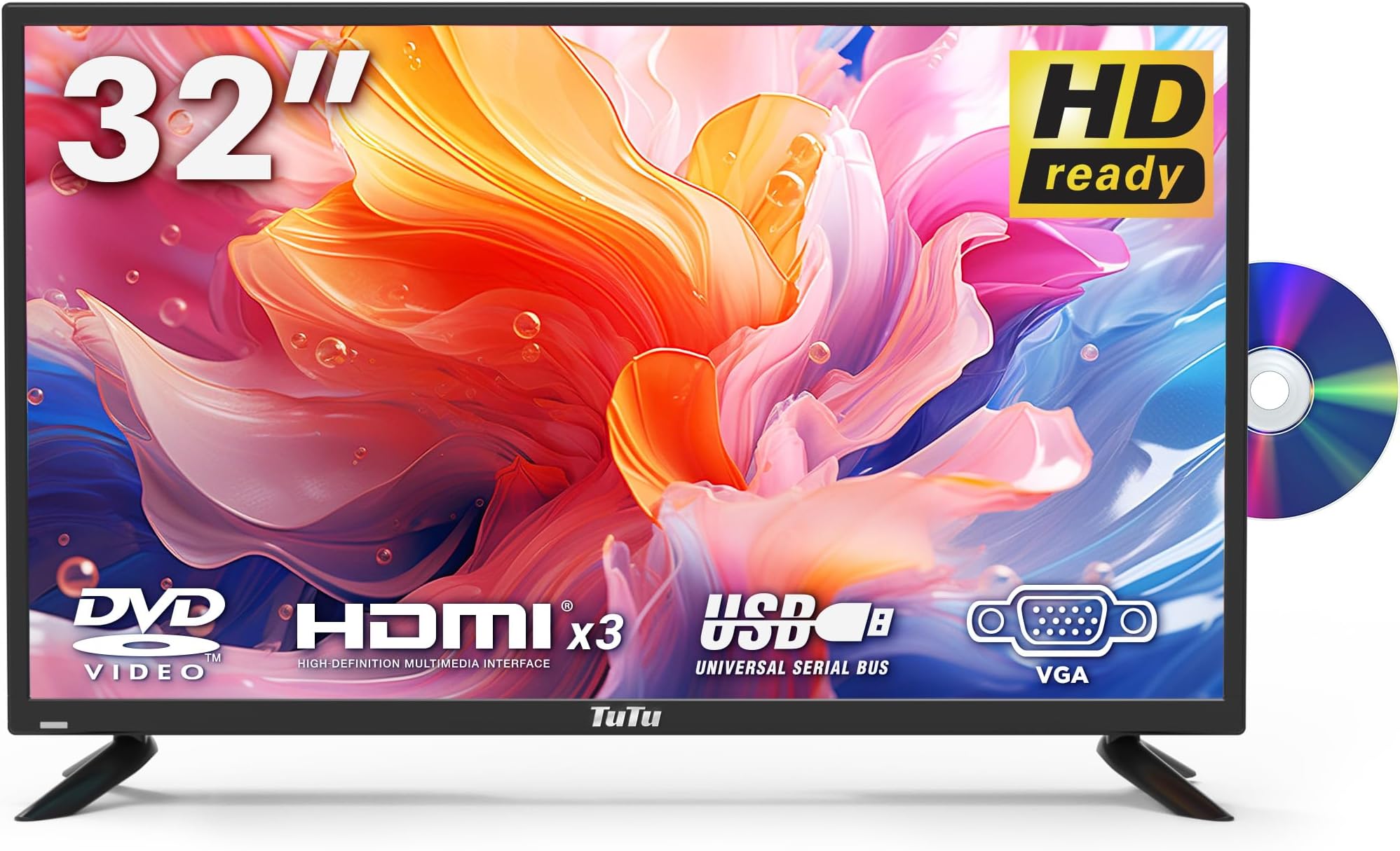 Amazon.com: Pyle Premium 32 Inch Led TV - 32Inch LED Backlight Flat ...