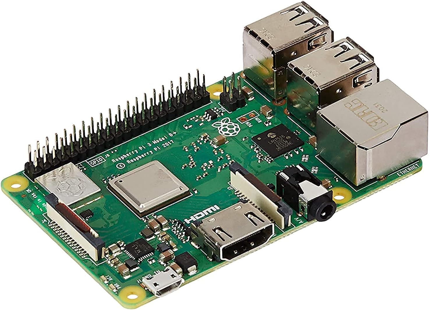Raspberry Pi 3 Model B Quad Core CPU 1.2 GHz 1 GB RAM Motherboard ...