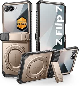 Amazon.com: SUPCASE for Samsung Galaxy Z Flip 7 Case with Stand & Front ...