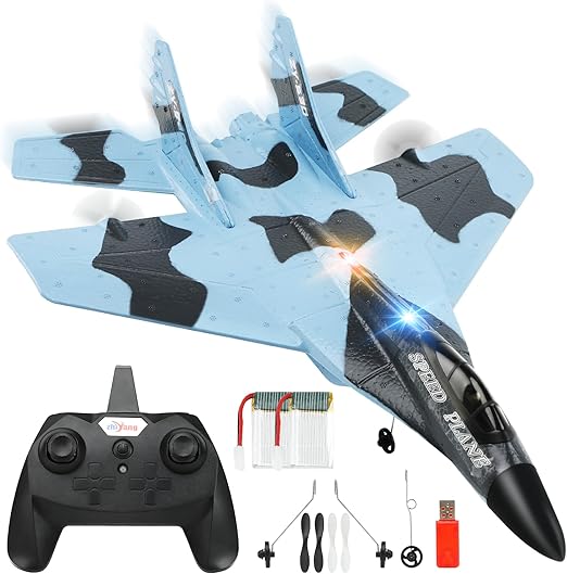 GirlDiary RC Plane 2 Channel, 2.4GHz Remote Control Airplane with Gyro ...