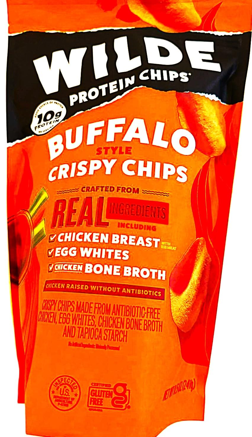 Amazon.com: Wilde Protein Chips, Buffalo Style Crispy Chips | Made With ...