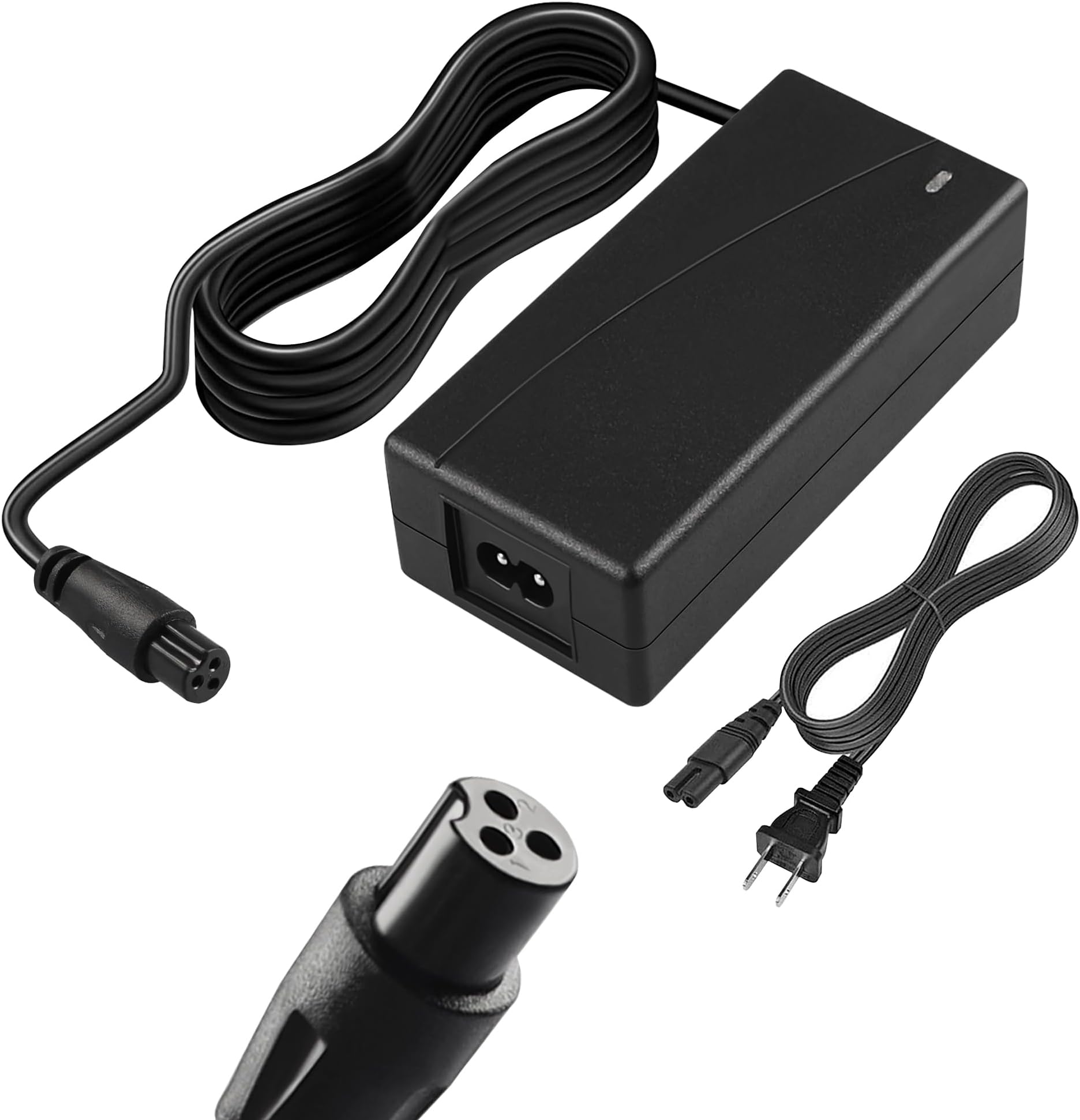 Amazon.com: BXIZXD 42V Charger 3-Prong Inline Connector for 36V Pocket ...