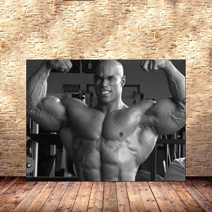 Buy Hnyjyfa Kevin Levrone Poster Muscle Man Bodybuilding Poster Workout ...