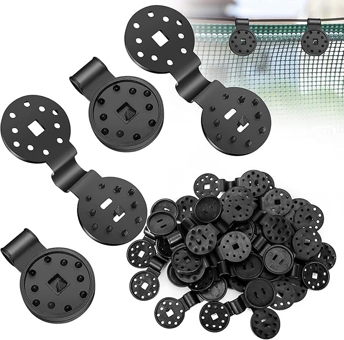 Amazon.com : 100 Pieces of Black Shade Cloth Clips, Sunshade Netting ...