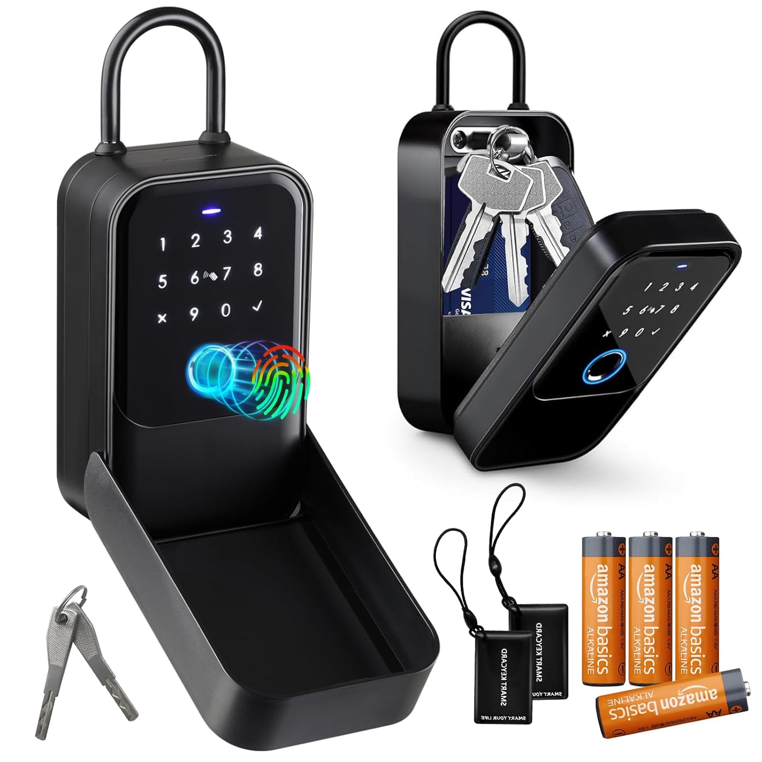 Smart Key Lock Box IP65 Waterproof Bluetooth Smart Key Box : Amazon.in ...