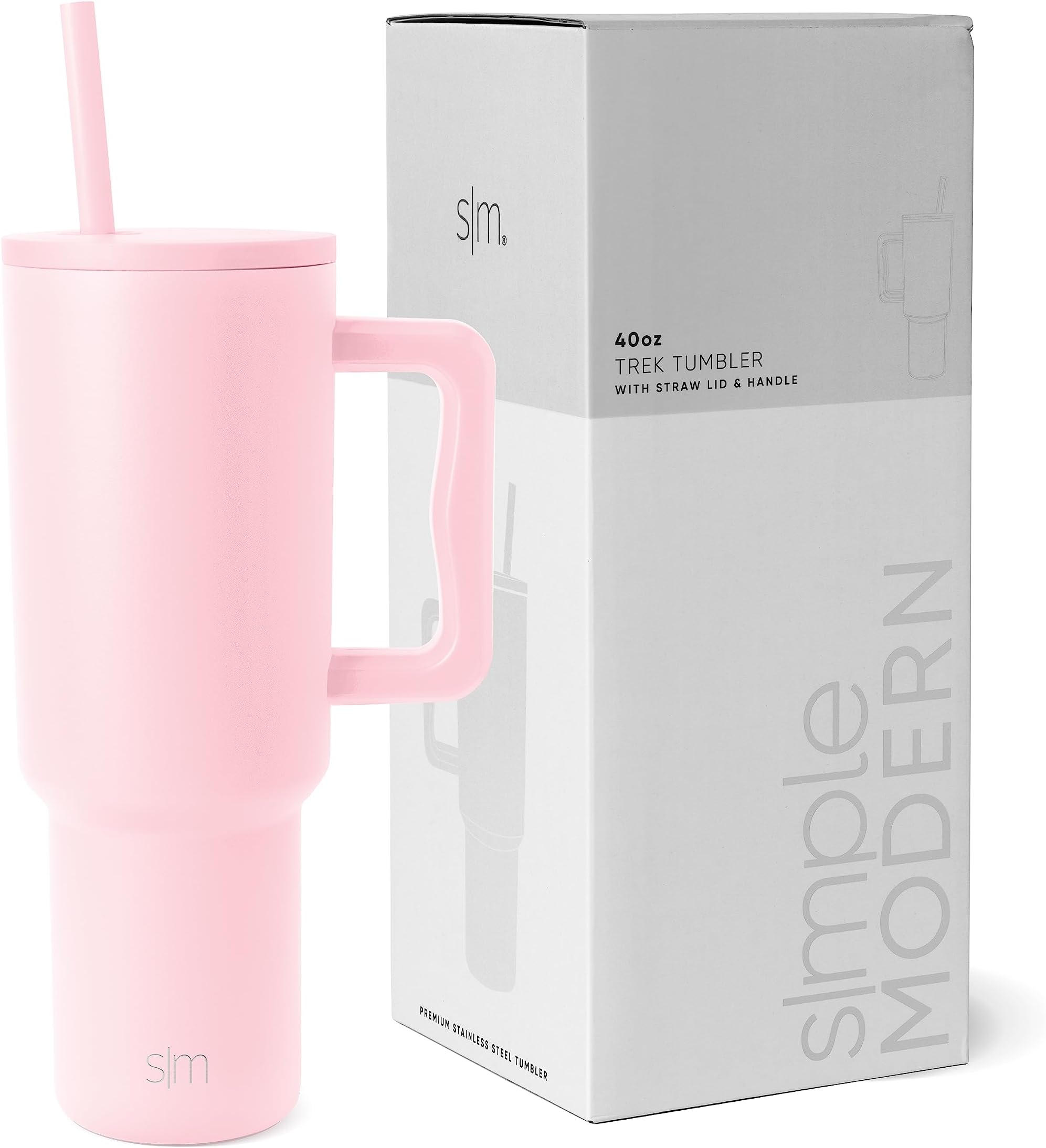 Amazon.com: Simple Modern 40 oz Tumbler with Handle and Straw Lid ...