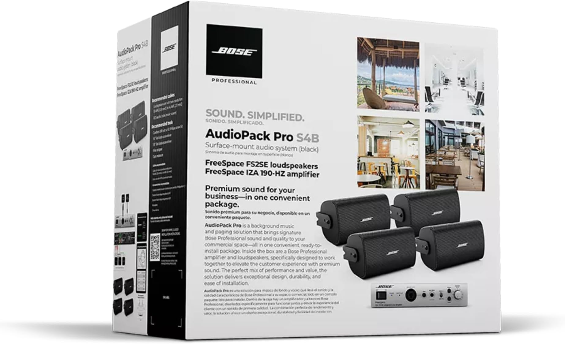 Amazon.com: Bose Professional AudioPack Pro S4 120-volt Surface-Mount ...