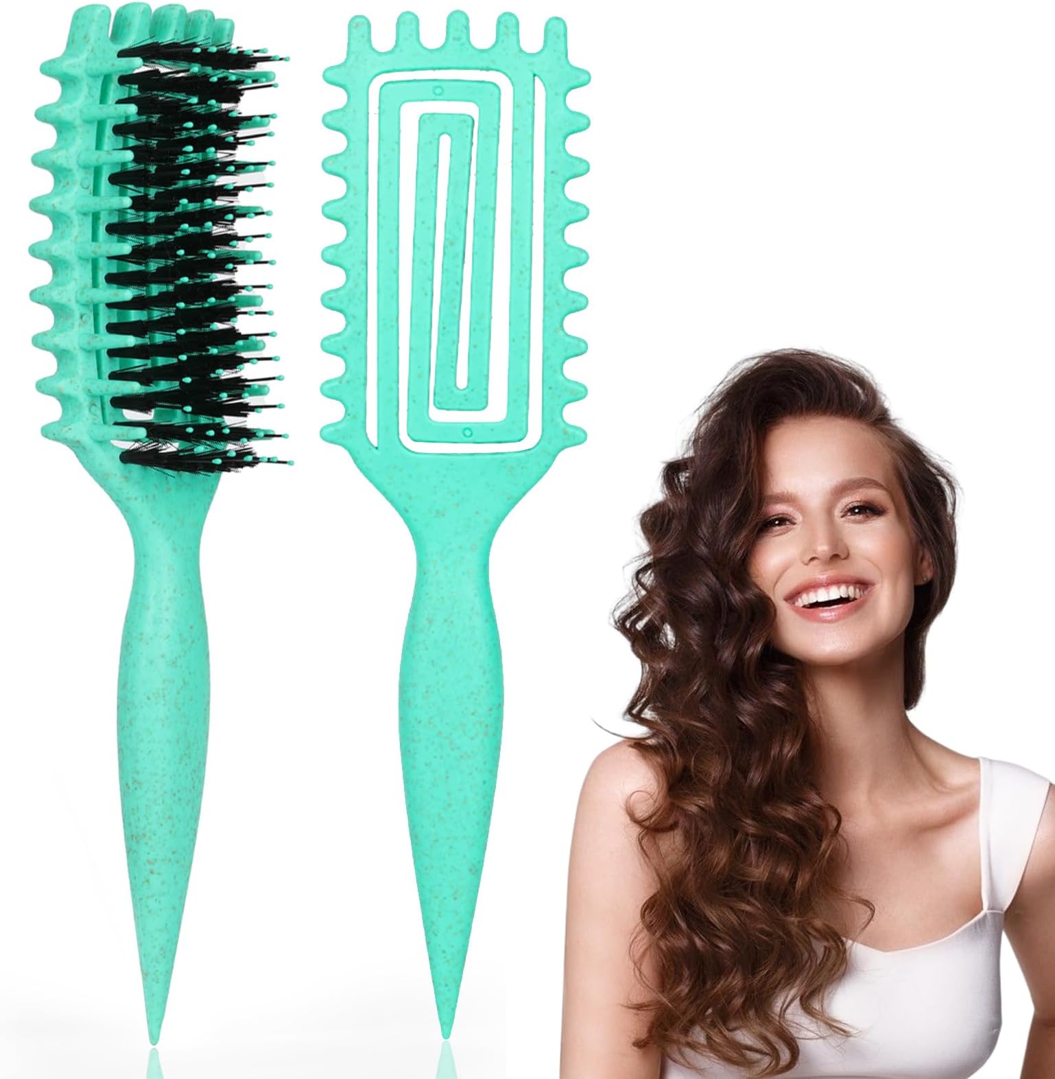 Amazon.com : Curl Defining Brush, Vented Curly Hair Brush Defining for ...