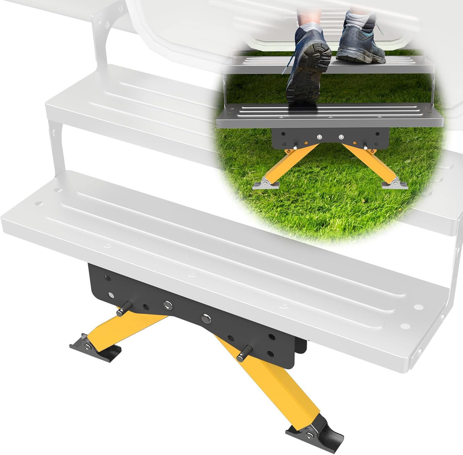 Amazon.com: Marudina RV Step Stabilizer Kit,RV Step Support stabilizer ...