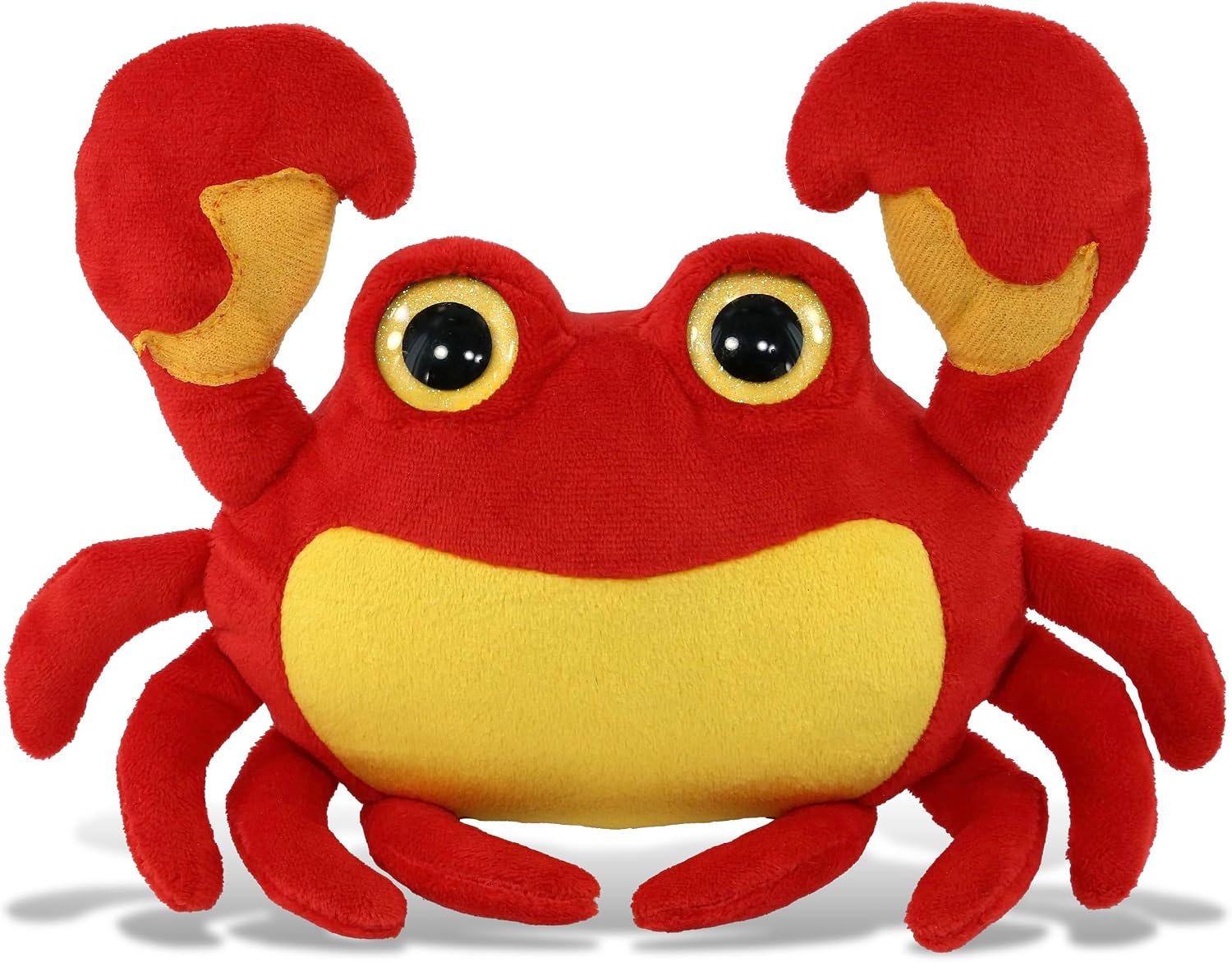 Amazon.com: DolliBu Crab Big Eye Plush - Super Soft Stuffed Animal ...