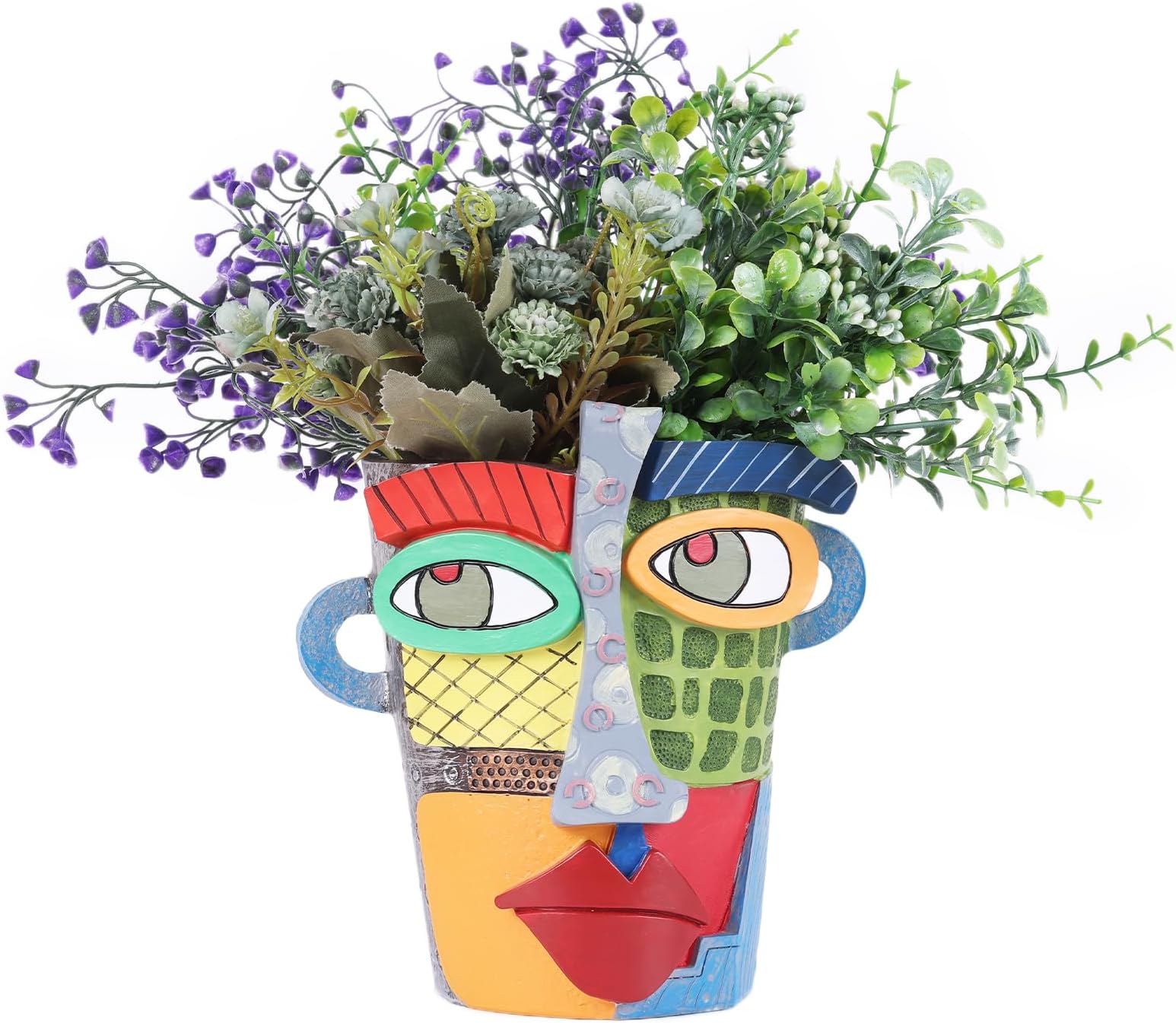 Amazon.com : Midogaigai Abstract Face Planters Pots Head,Unique Head ...