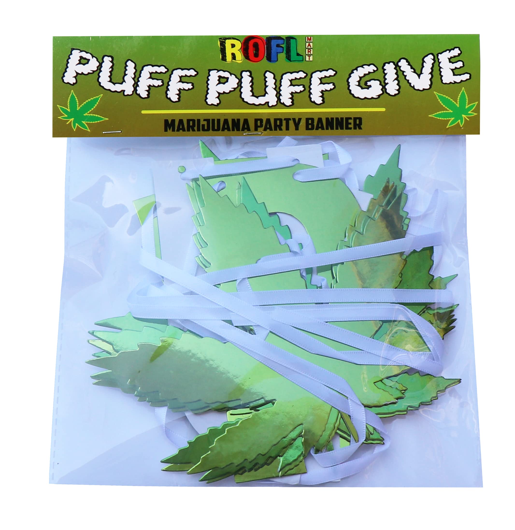 Snapklik.com : Puff Puff Give Marijuana Weed Pot Leaf Birthday Party ...