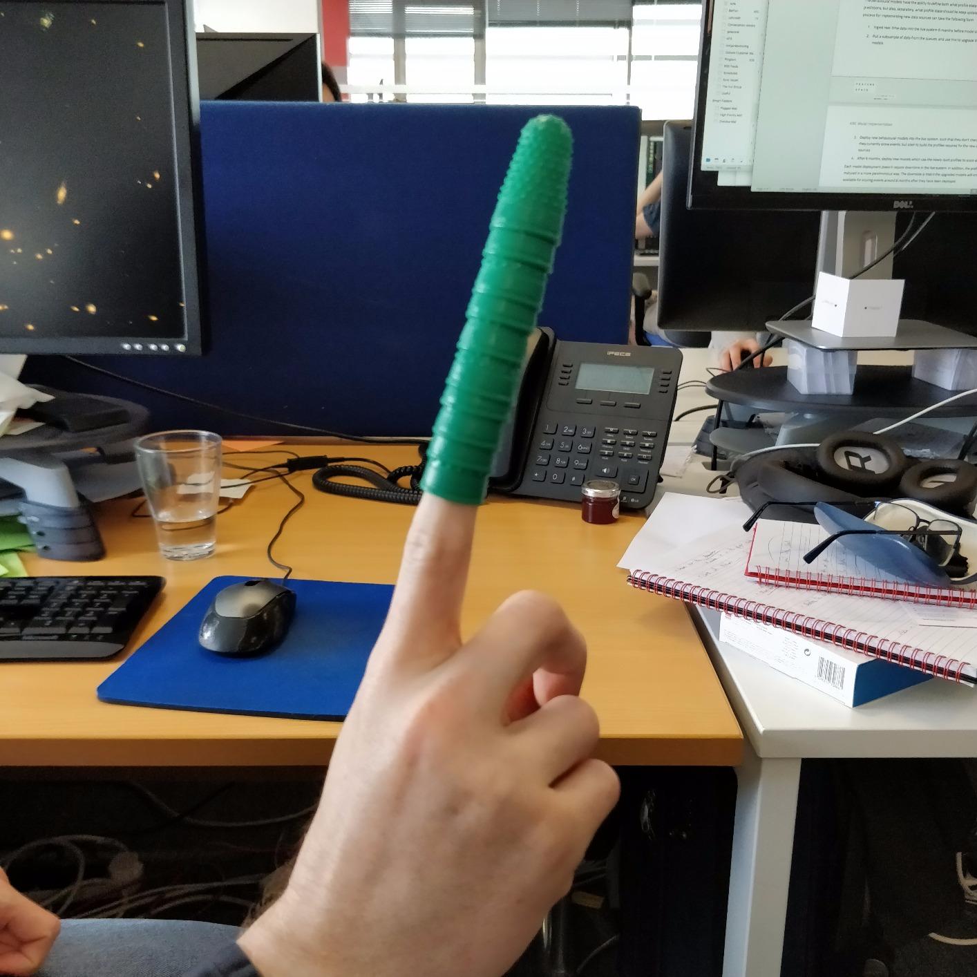 Finger Cones Thimbles Medium - Pack of 12 studded rubber 979371 ...