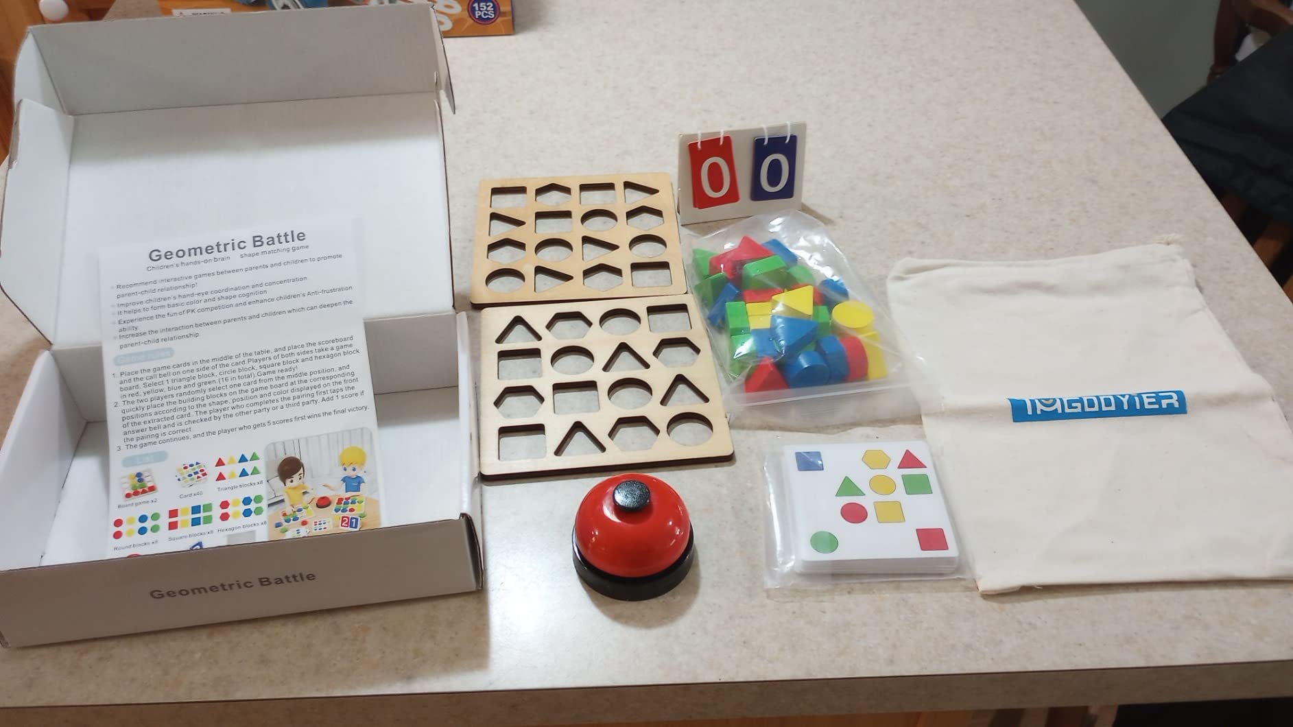 Amazon.com: Shape Matching Game Color Sensory Educational Toy with ...