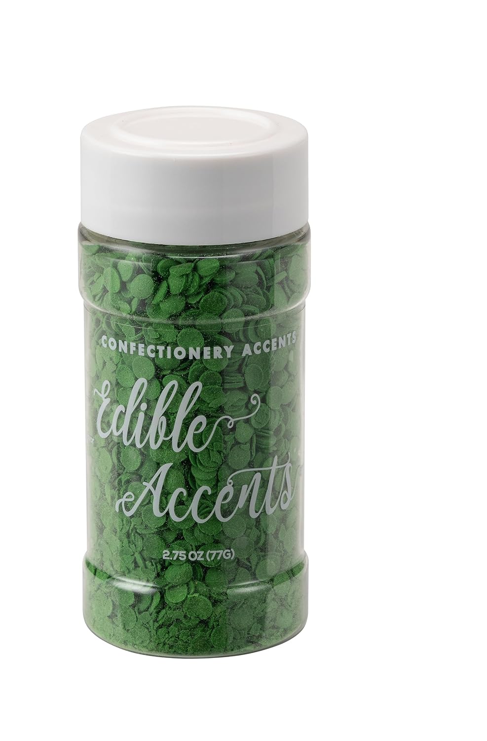 Amazon.com: EDIBLE ACCENTS GREEN SEQUINS - Confectionery Accents ...