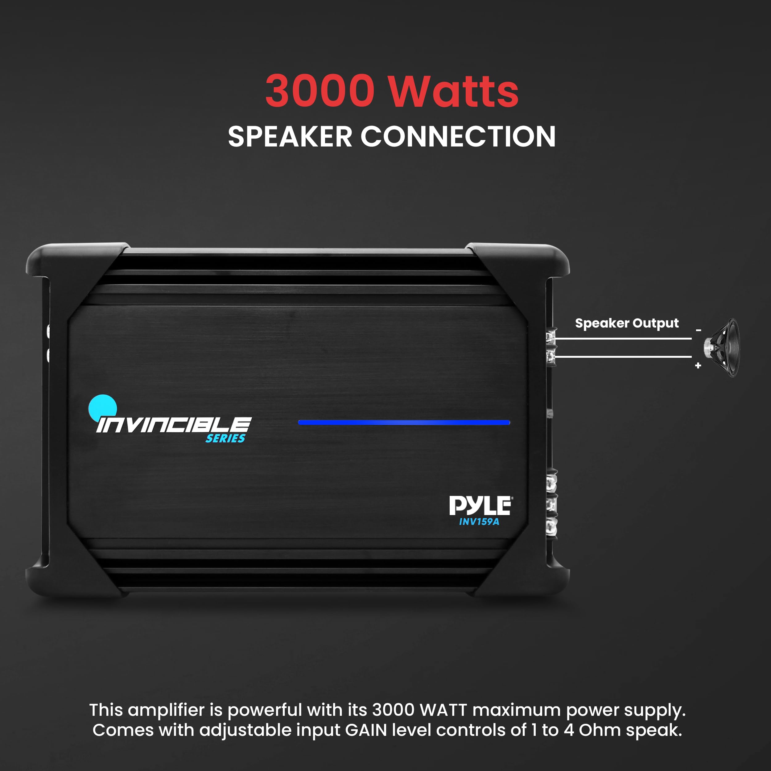 Snapklik.com : Amplifier Car Audio, Class AB MOSFET PWM Monoblock Amp ...