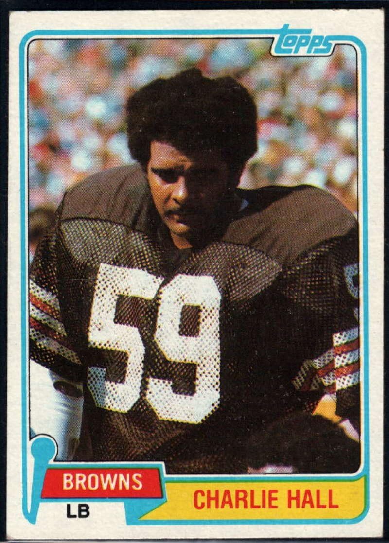 Amazon.com: Football NFL 1981 Topps #89 Charlie Hall Browns ...