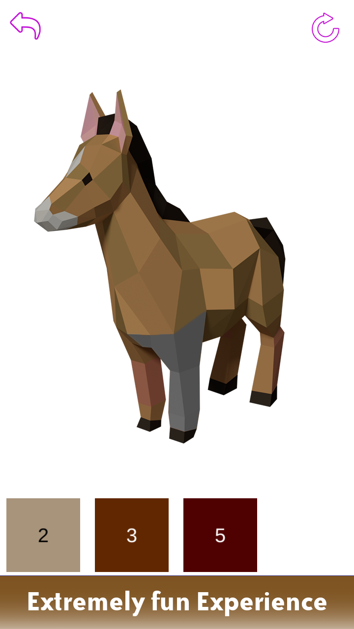 Poly Art 3D Color by Number - App on Amazon Appstore