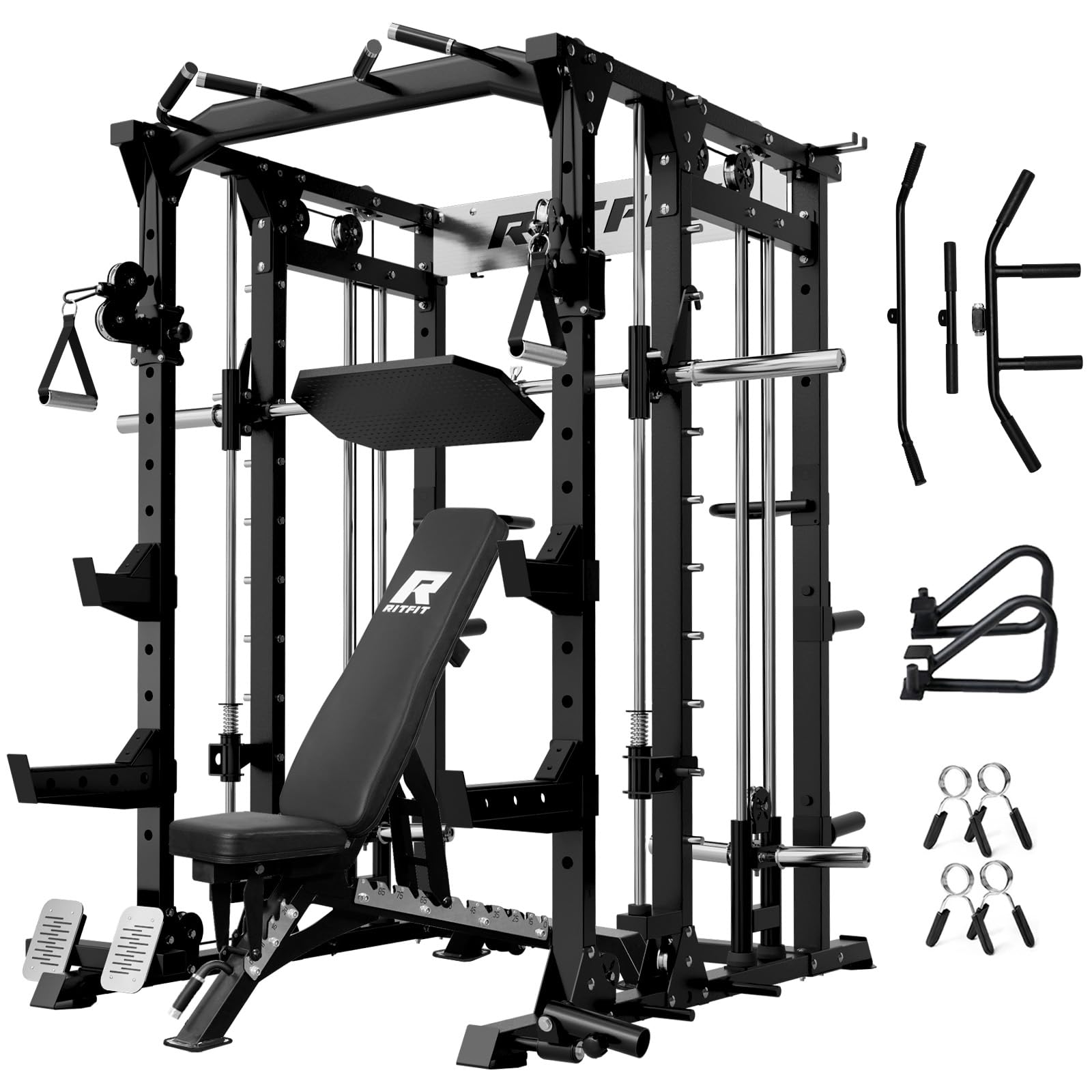 Snapklik.com : RitFit Buffalo Smith Machine, Power Cage