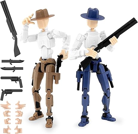 Amazon.com: Deeplus Titan 13 Action Figure, Cowboy Already Assembled ...