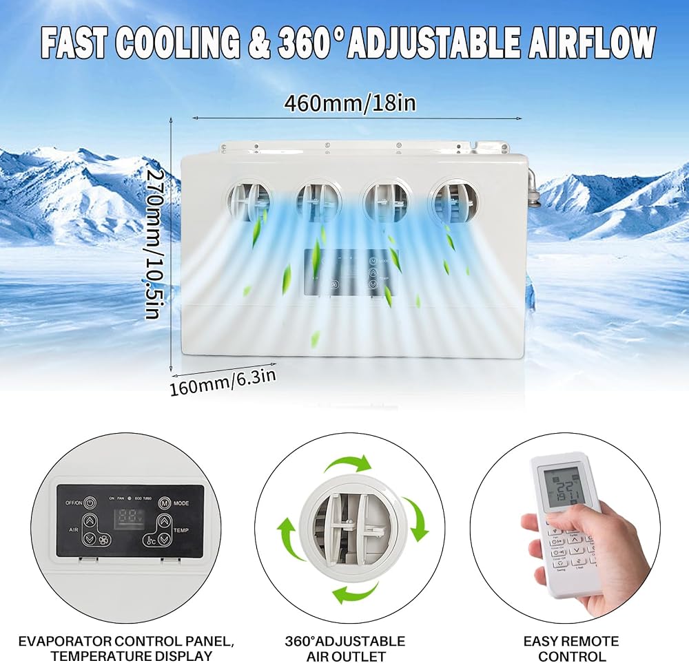 12 Volt DC Air Conditioner Split Electric AC Unit Nepal | Ubuy