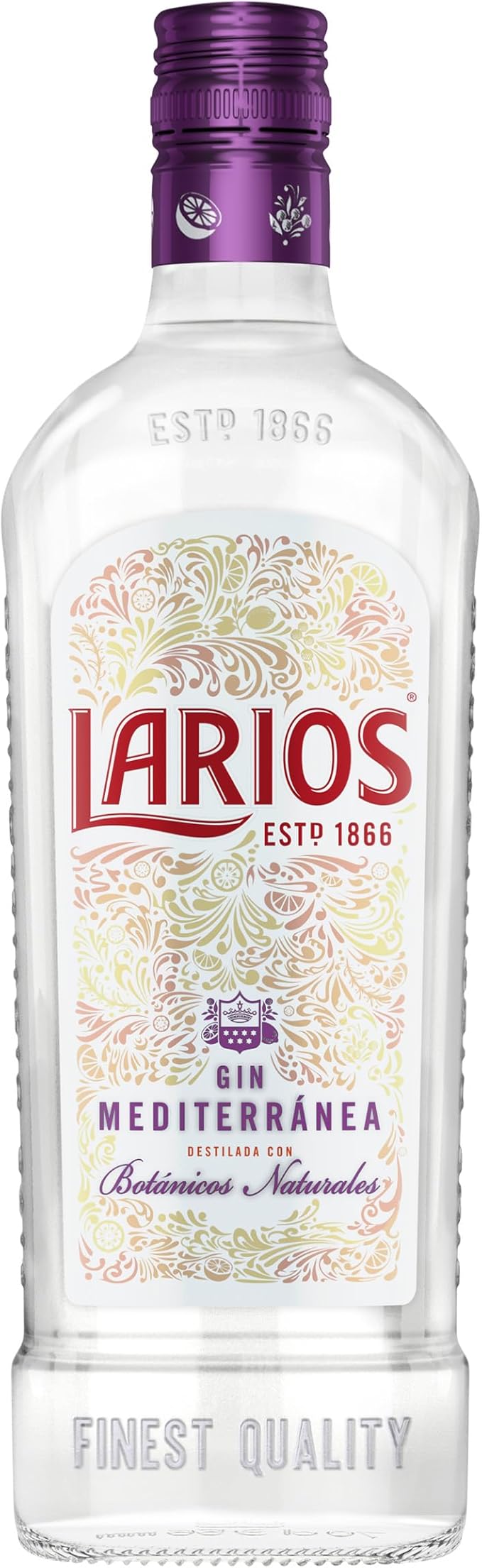 Larios Gin Mediterránea | mit Wacholderbeeren und Zitrusfrüchte ...