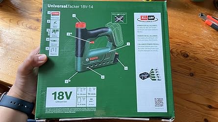 Bosch Home and Garden Bosch Akku-Tacker UniversalTacker 18V-14 (Tackern ...