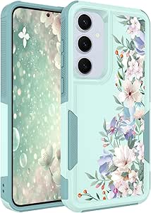 Amazon.com: Ftonglogy for Samsung Galaxy S25 Plus Case: Cute Flowers Floral Design for Girls ...