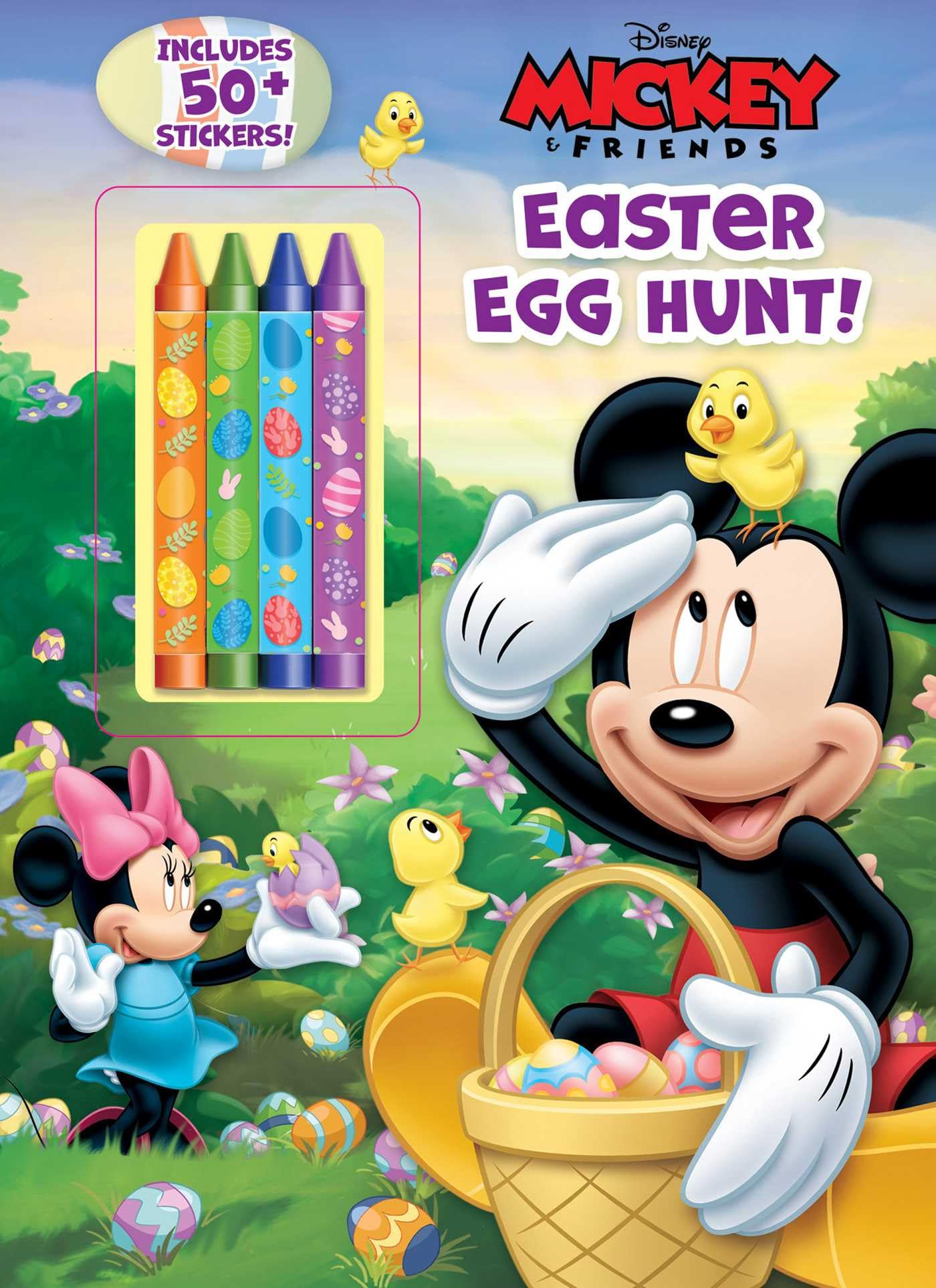 Disney Mickey Mouse: Easter Egg Hunt! (Coloring & Activity with Crayons ...