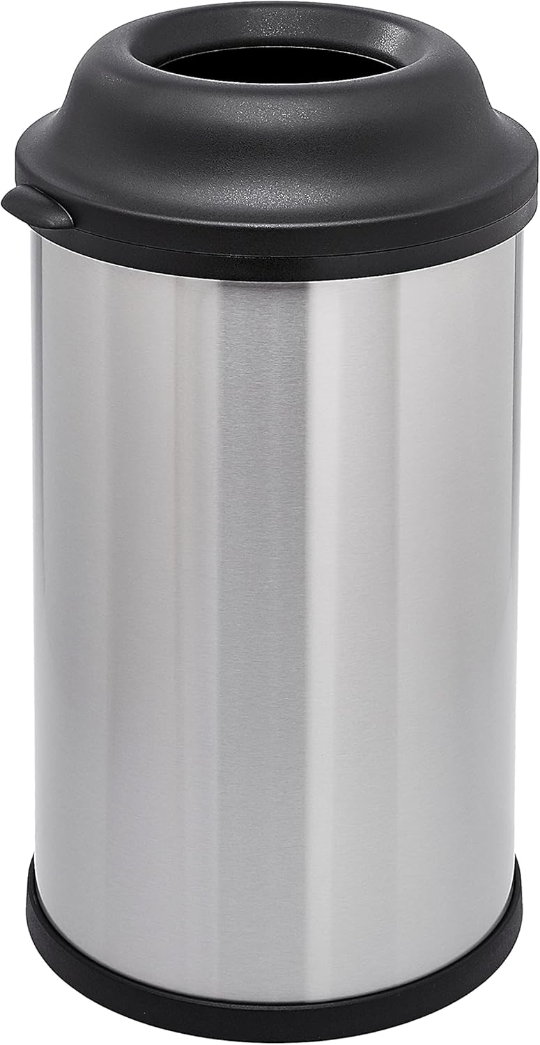 Amazon Basics Round Open-Top Rubbish Bin - 50 Litres : Amazon.co.uk ...