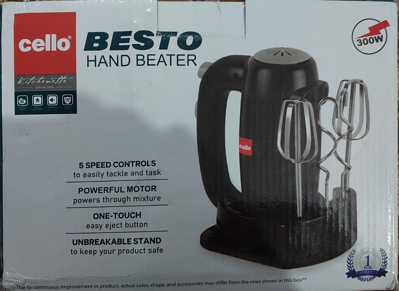 Buy Cello Besto Hand Beater | 5 Variable Speed Controls | Power Full ...