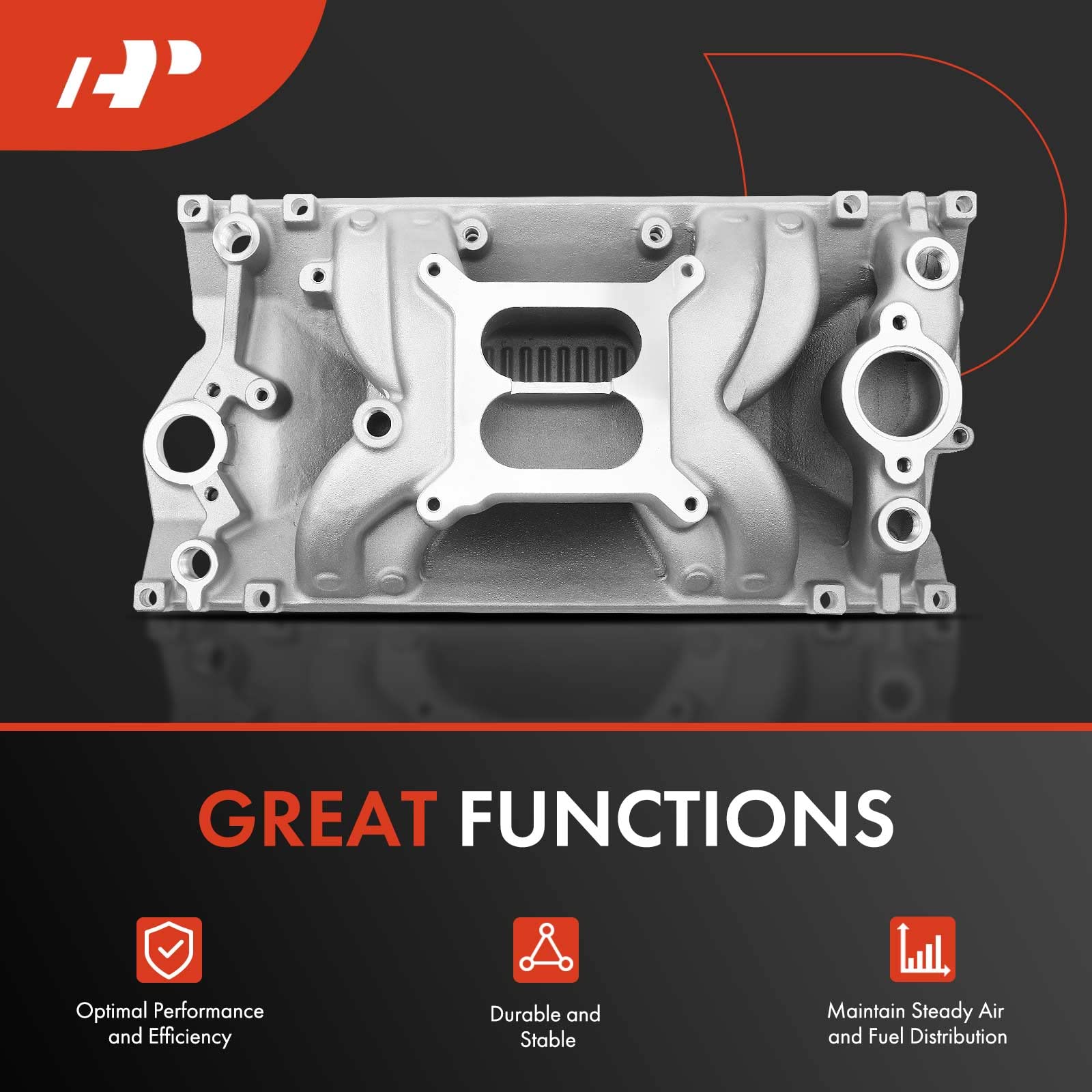 A-Premium Dual Plane Intake Manifold Compatible with Chevy Vortec SBC ...