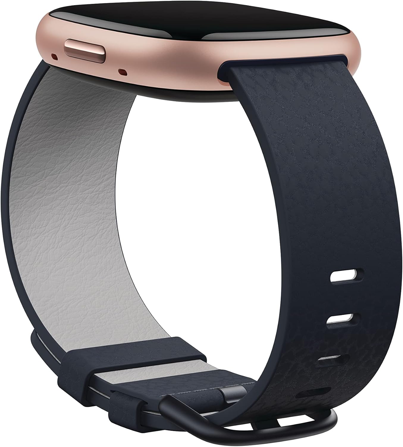 Buy Vegan Leather Band for Fitbit 24mm Attach,Indigo,Small *Compatible ...