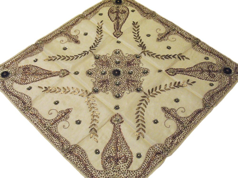 Amazon.com: Handmade Tablecloth Table Linen India Wedding Party ...