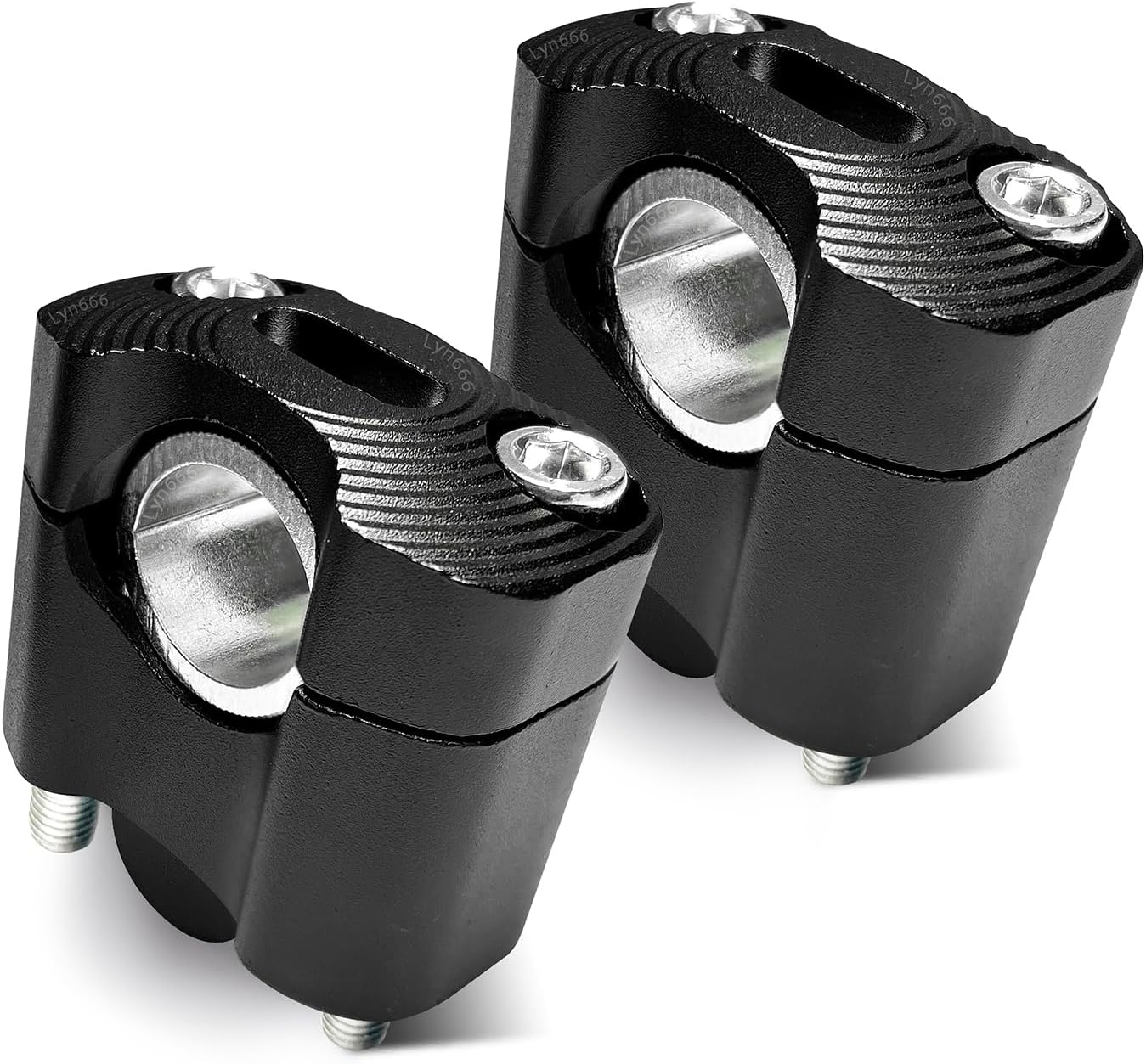 Amazon.com: Motorcycle Handlebar Risers Universal Handle Bars Mount Clamps Fit for 1 1/8 inch ...