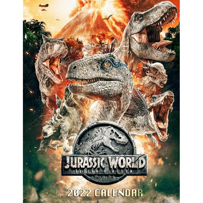 Buy Jurassic World 2022 Calendar: Official TV series & movie films ...