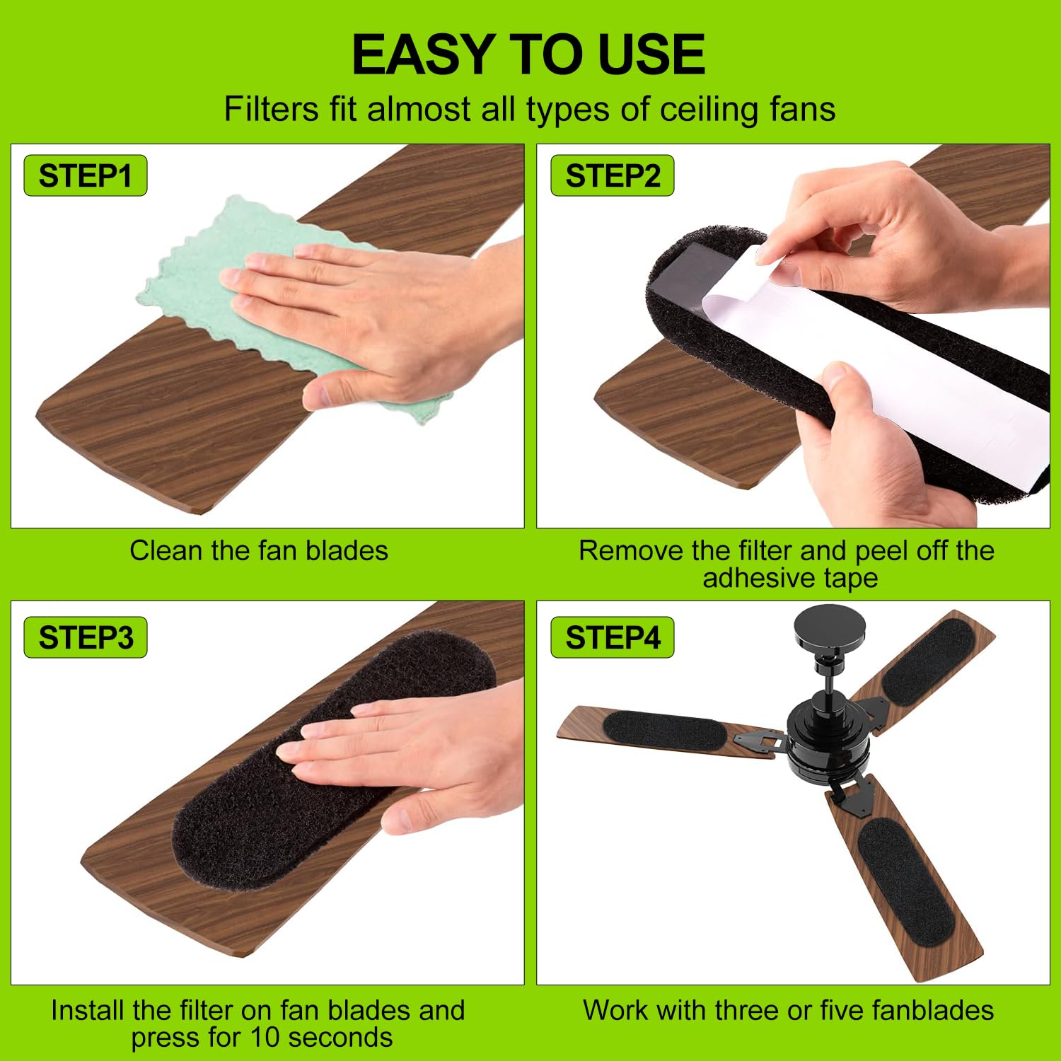 Ceiling Fan Filters For Blades Barnakl Ceiling Fan Filters | Activated ...