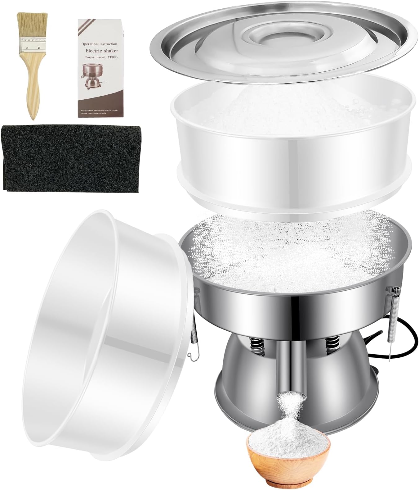 Amazon.com: Sidasu Automatic Sieve Shaker Vibrating Machine,Automatic ...