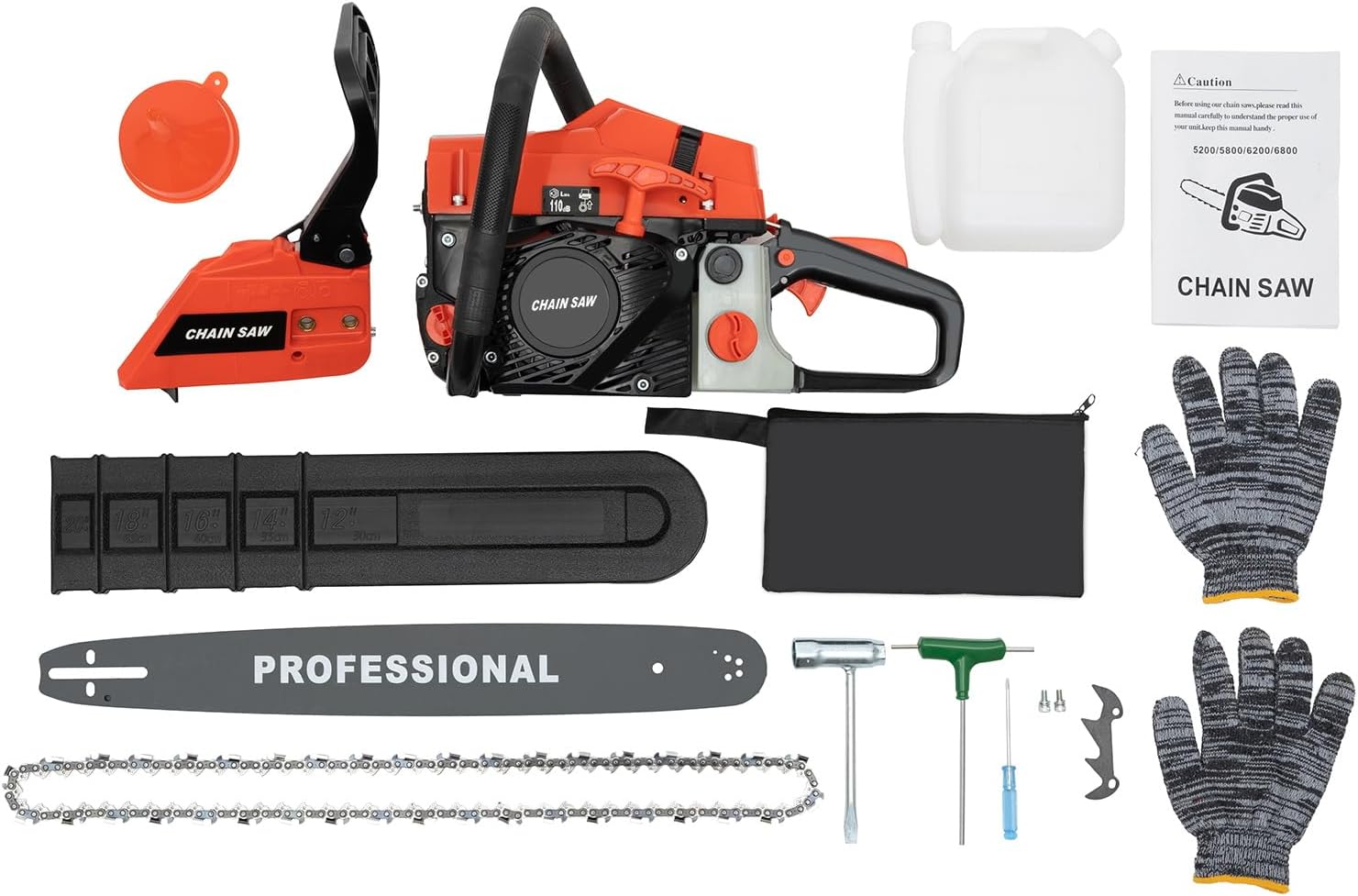 58cc Gas Chainsaws 20 Inch Bar Length Power Chain Australia | Ubuy