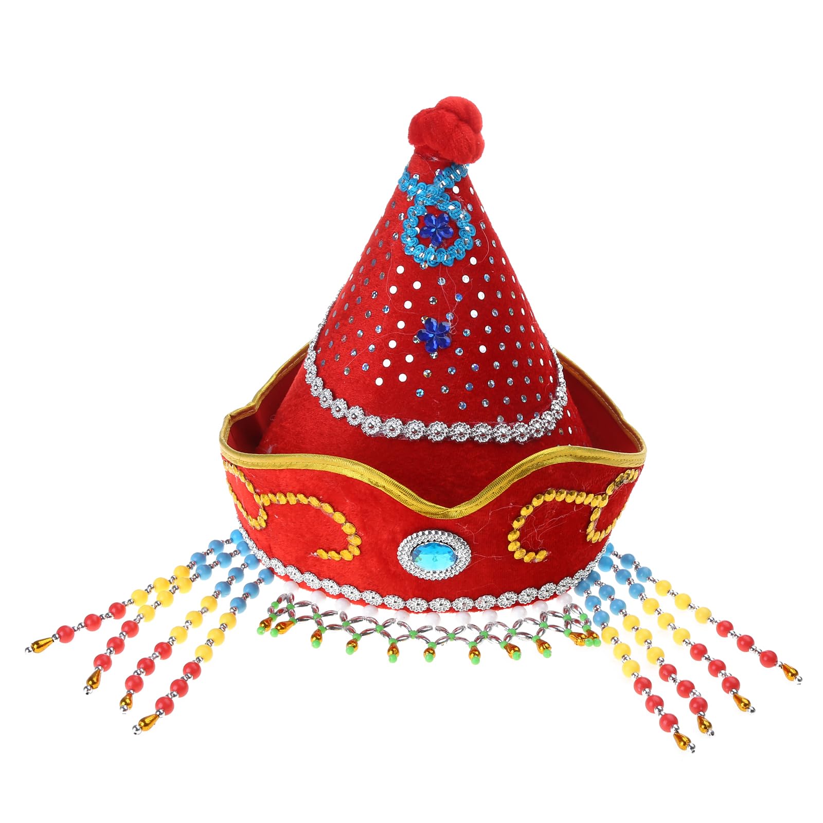 Chapeu Mongol Tradicional Mongolian Hat With Ornament | Mongolian
