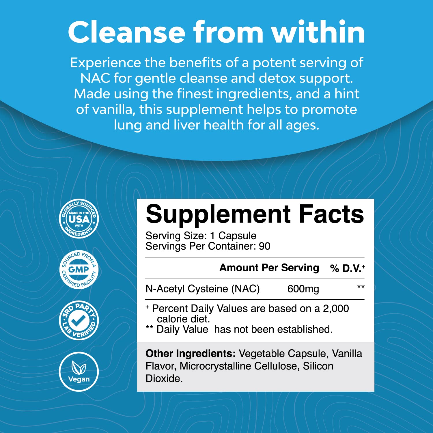 Snapklik.com : NAC Supplement N-Acetyl Cysteine 600mg- High Absorption ...
